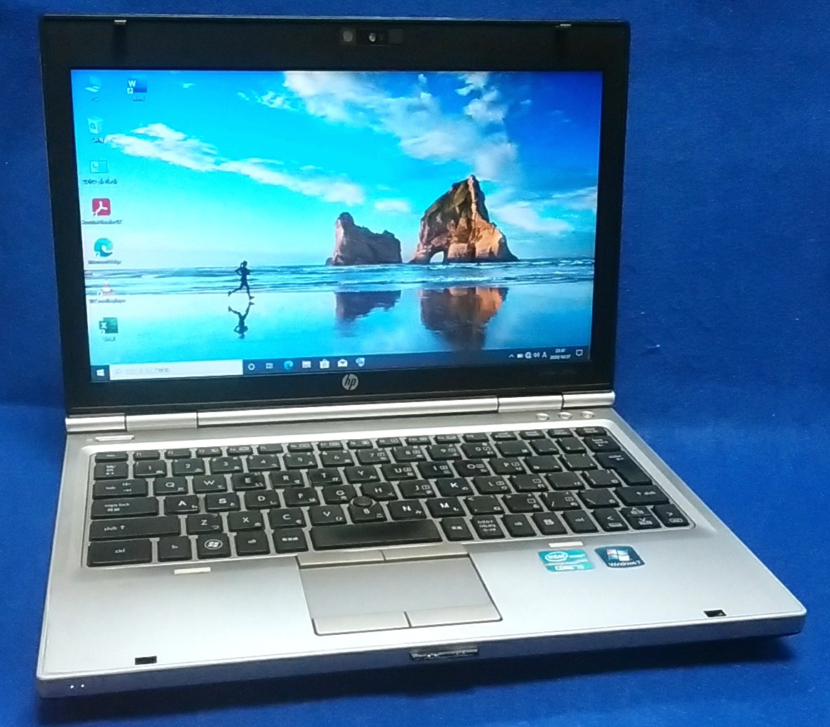 快速 SSD 240GB WEBカメラ マイクロソフト Office 365 HP EliteBook 2560p Core i5 Win10 SSD 240GB メモリ2GB 無線LAN ...