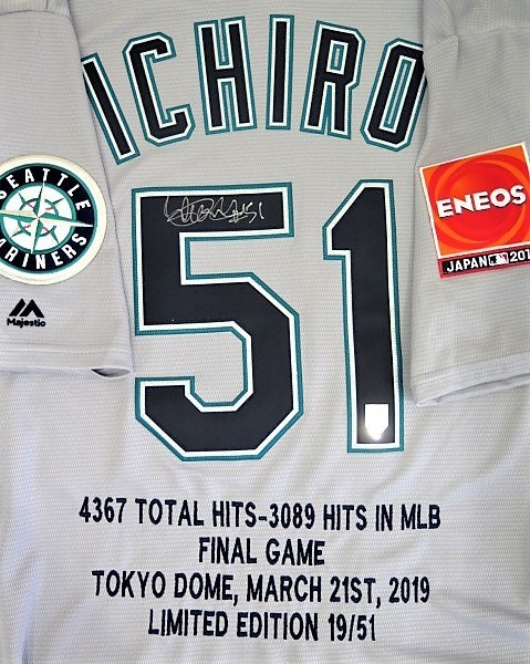 MS 51枚限定版 イチロー直筆サイン#51書込2019年引退記念マリナーズロードジャージー ユニフォーム 検 大谷翔平(実使用、サイン入り)｜売買されたオークション情報、yahooの商品情報 ...