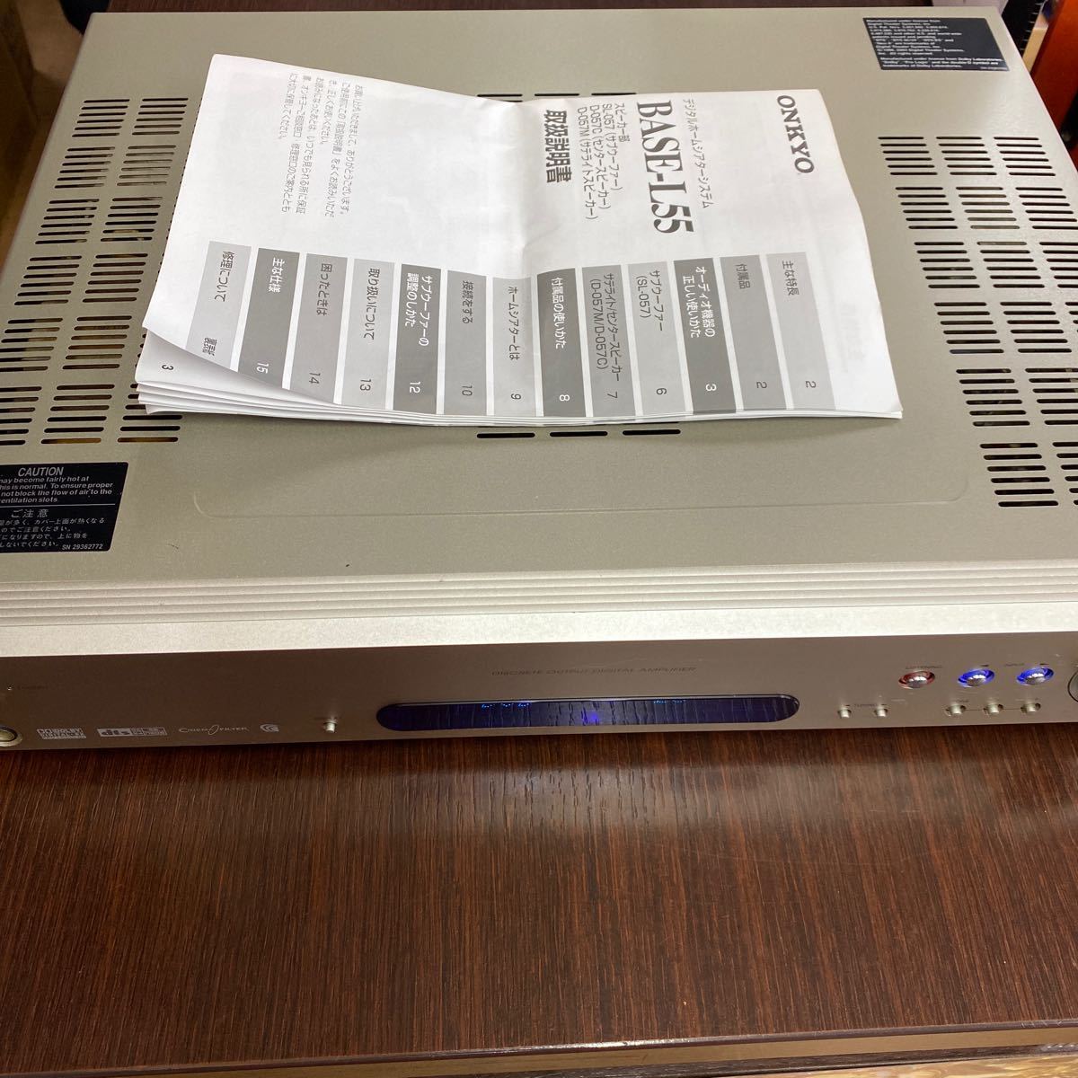 ONKYO TX-L55V AV Receiver 取扱説明書 通電OK(オンキヨー)｜売買されたオークション情報、yahooの商品情報を ...