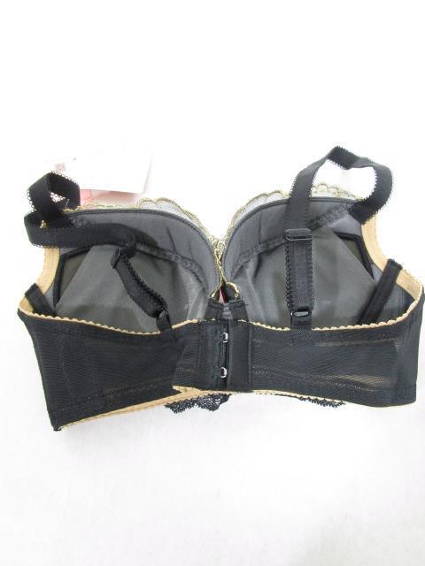 Wacoal L'ge ワコールルジェ ブラ＆ショーツ ブラック 黒 BCA476 PCA776 シャキッとブラ タグ付き size上:D70 下:M/915742(70)｜売買された ...