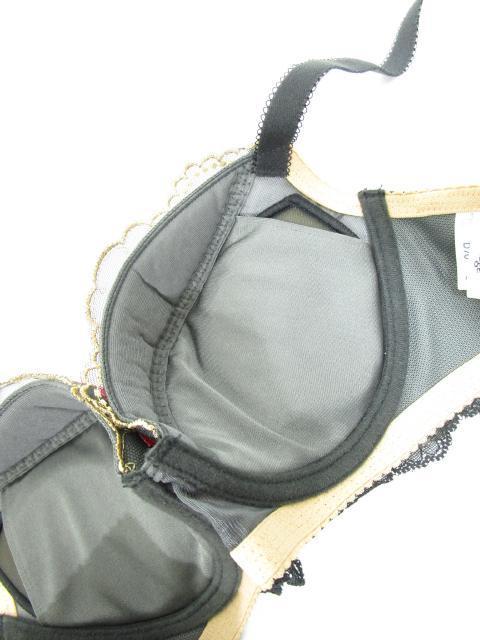 Wacoal L'ge ワコールルジェ ブラ＆ショーツ ブラック 黒 BCA476 PCA776 シャキッとブラ タグ付き size上:D70 下:M/915742(70)｜売買された ...