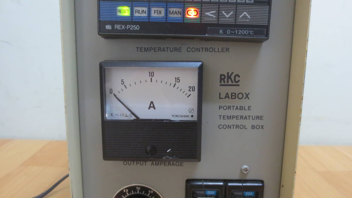 RKC LABOX PORTABLE TEMPERATURE CONTROL BOX LABOX-126-8-07K 100V REX ...