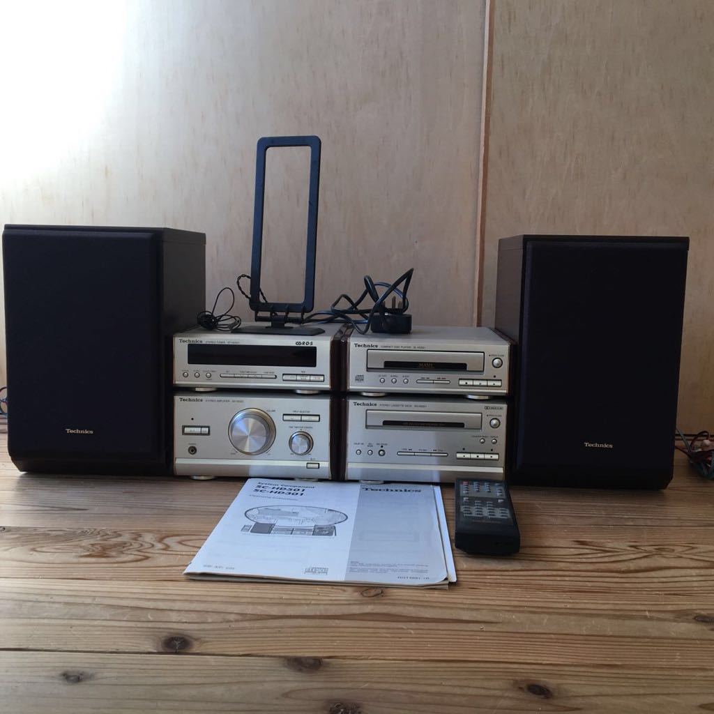 テクニクス Technics ミニコンポ SC-HD501 日本製 システムコンポ 松下電器 パナソニック CDデッキ カセットデッキ アンプ スピーカー(テクニクス)｜売買されたオークション ...
