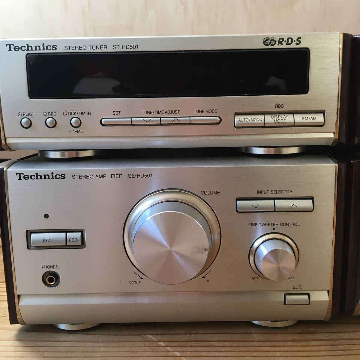 テクニクス Technics ミニコンポ SC-HD501 日本製 システムコンポ 松下電器 パナソニック CDデッキ カセットデッキ アンプ ...
