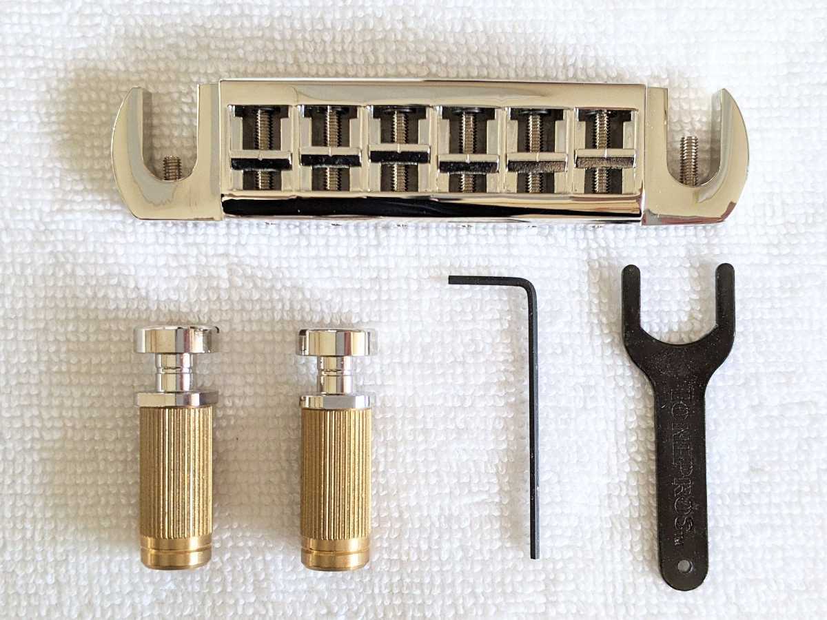 Tonepros AVT2 ブリッジテールピース一体型 検 PRS Gibson SG Lespaul jr バダス BADASS(ブリッジ ...