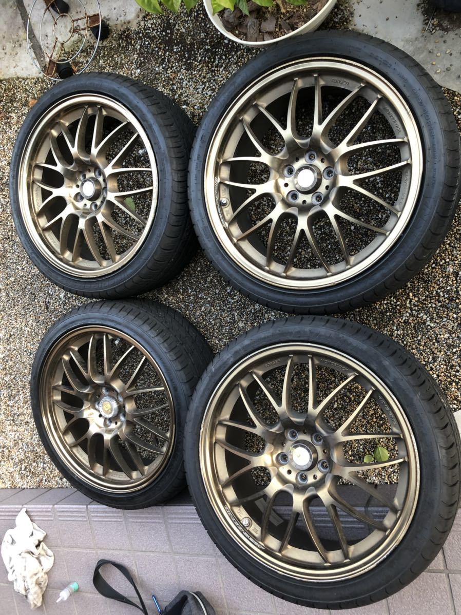 レイズ ボルクレーシング RAYS VOLK RACING SE37 215 40R18 4本セットFORGED 鍛造 レガシィ 検 TE37 ...