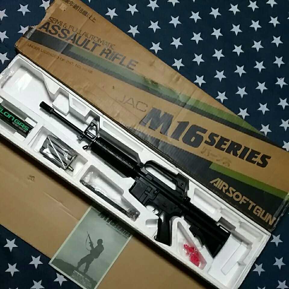 JAC M16 バーンズ SERIES AIR SOFT GUN ガスガン 作動未確認(ガスガン)｜売買されたオークション情報、yahooの商品情報をアーカイブ公開 - オークファン ...