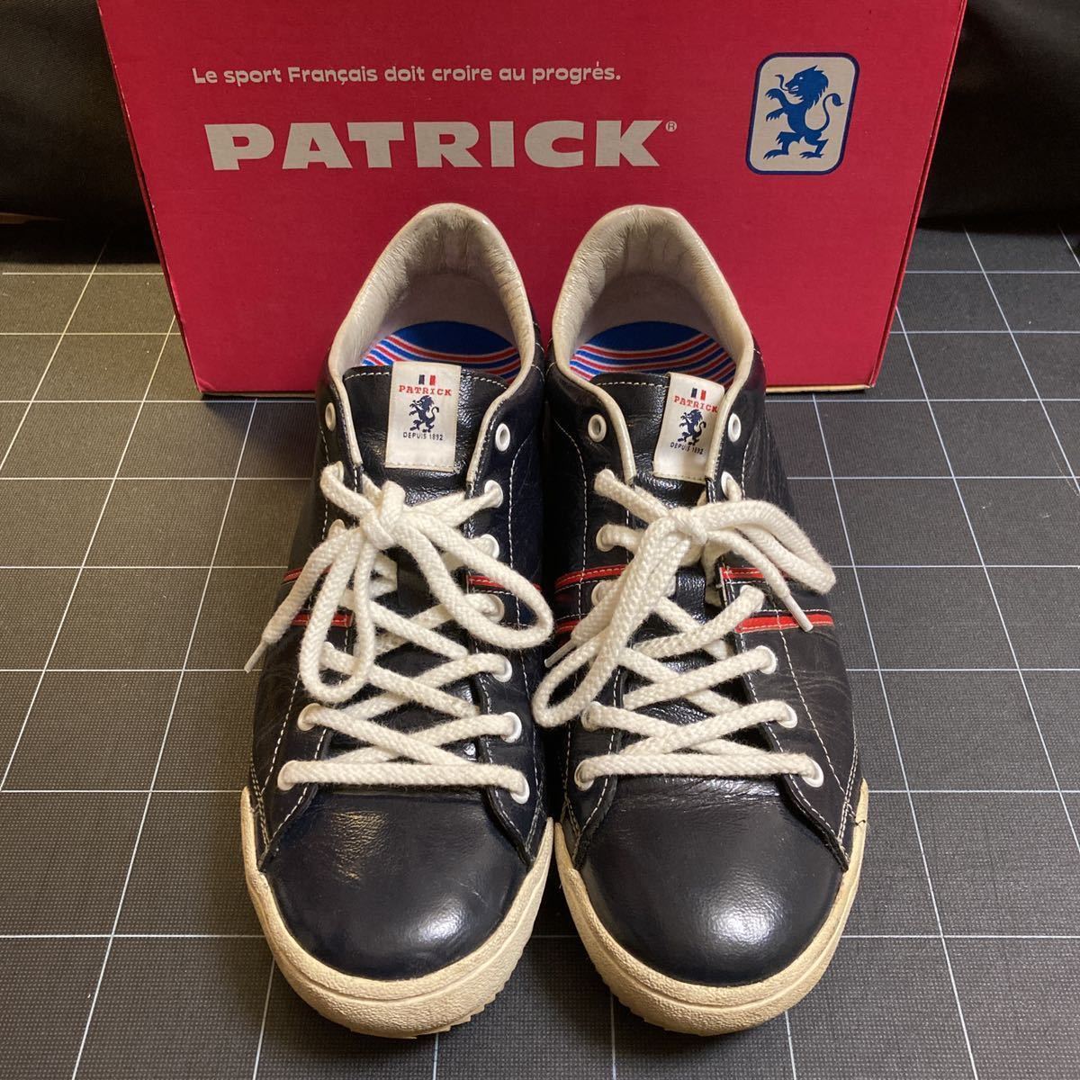 PATRICK GSTAD 43 NAVY パトリック ネイビー(43（27.0cm目安）)｜売買されたオークション情報、yahooの商品情報をアーカイブ公開 - オークファン（aucfan.com）