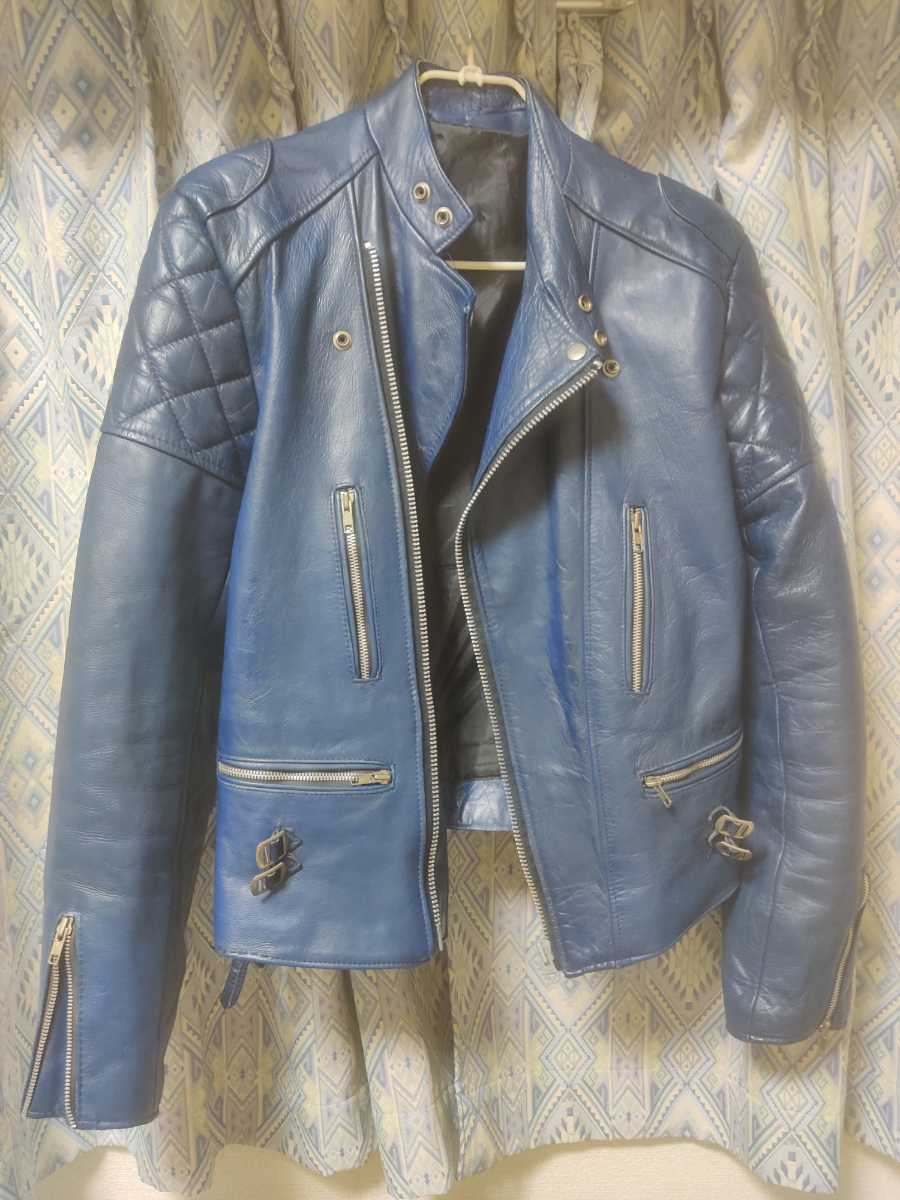 BOBO leather jacket 44 ビックサイズ ロンジャン(ルイスレザー)｜売買されたオークション情報、yahooの商品情報を ...