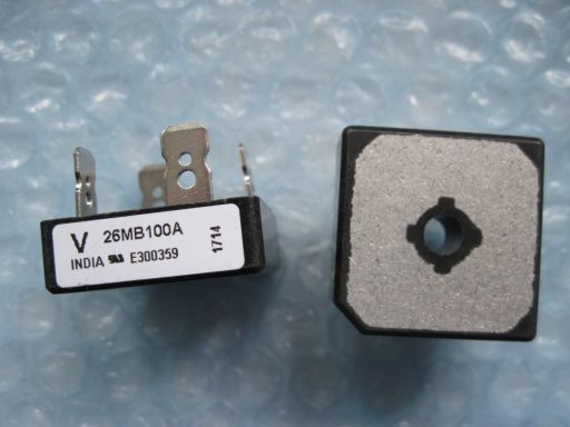 SB01 Vishay 整流用 ブリッジダイオード VS-26MB100A 1000V 25A 長期保存品 1個(ダイオード)｜売買された ...