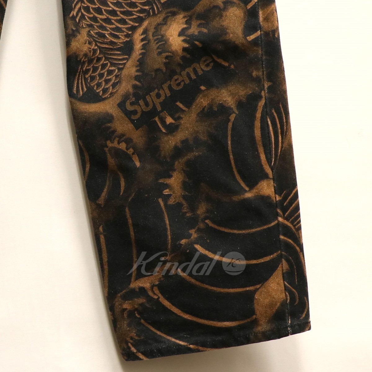 SUPREME 20ss Waves Regular Jean総柄デニムパンツ 商品番号：8069000044348(ボトムス)｜売買されたオークション情報、yahooの商品情報をアーカイブ ...