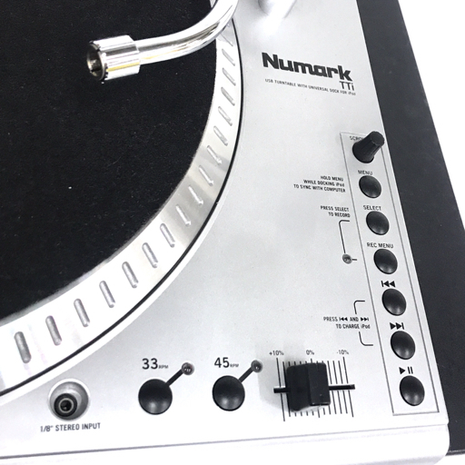 Numark TTi iPodデッキ搭載型 ターンテーブル シルバー オーディオ機器 ヌマーク(ターンテーブル)｜売買されたオークション情報 ...