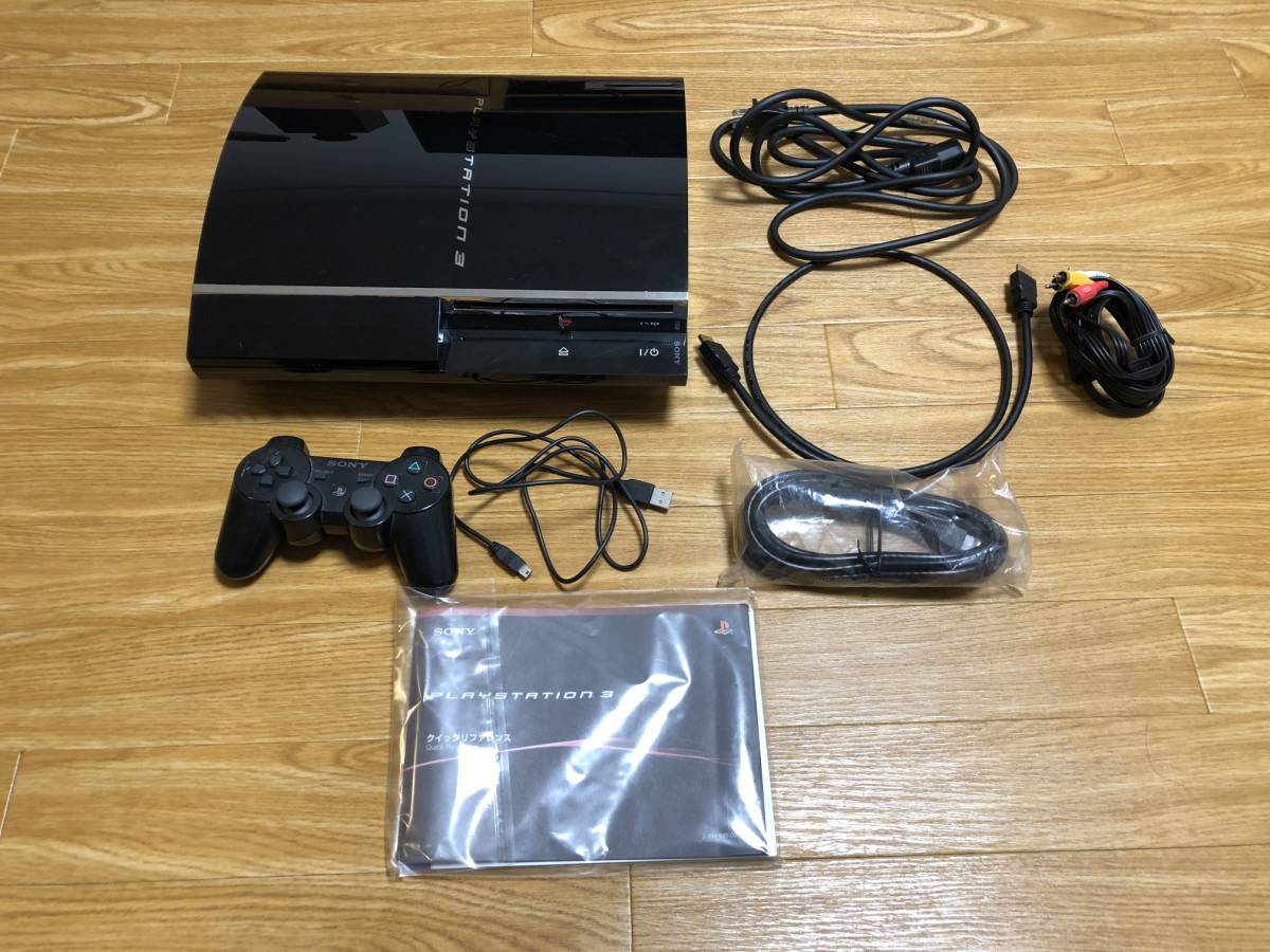 初期型 Playstation3 CECH-A00 FW3.55 プレイステーション3(PS3本体)｜売買されたオークション情報、yahooの ...