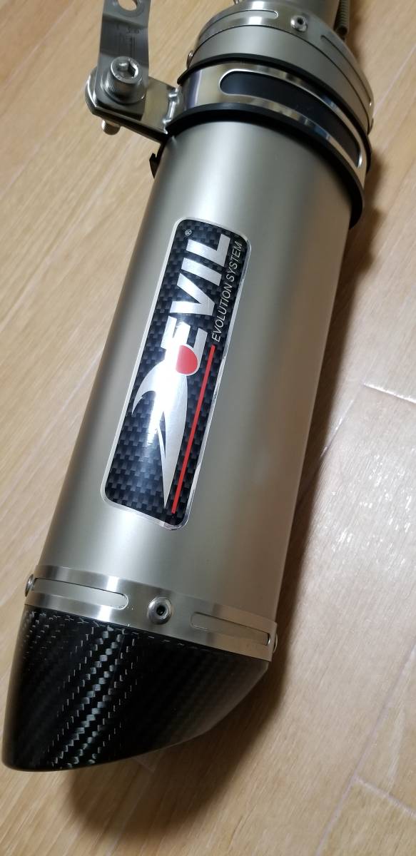 DEVIL EVOLUTION デビルエボリューション YAMAHA トリシティ155 用フルエキゾーストマフラー D6 チタンサフェース 政府認証モデル(マフラー本体（社外）)｜売買された ...