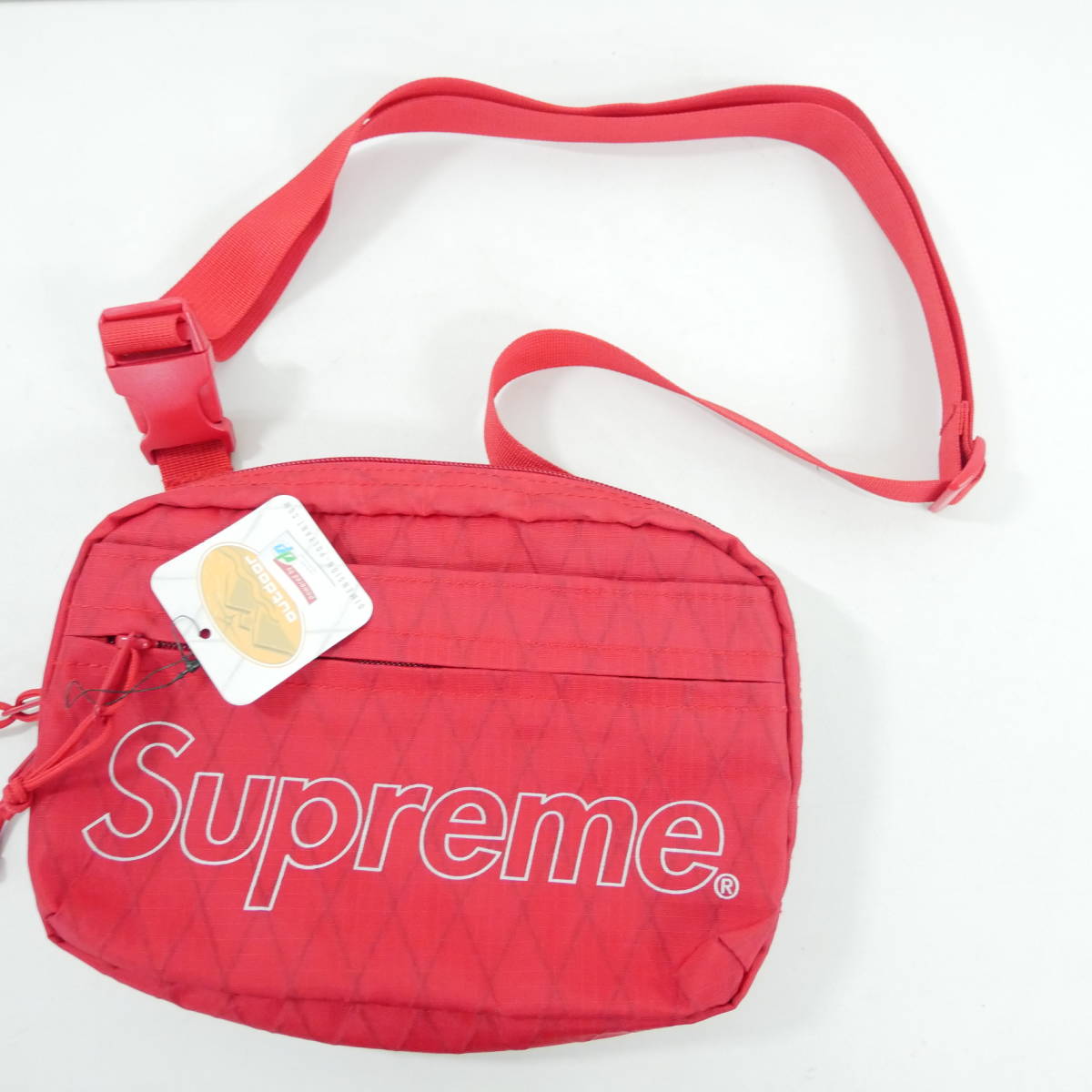 1円 良好 国内正規 Supreme 18AW 18FW Shoulder Bag ショルダーバッグ サコッシュ X-PAC Red レッド ...