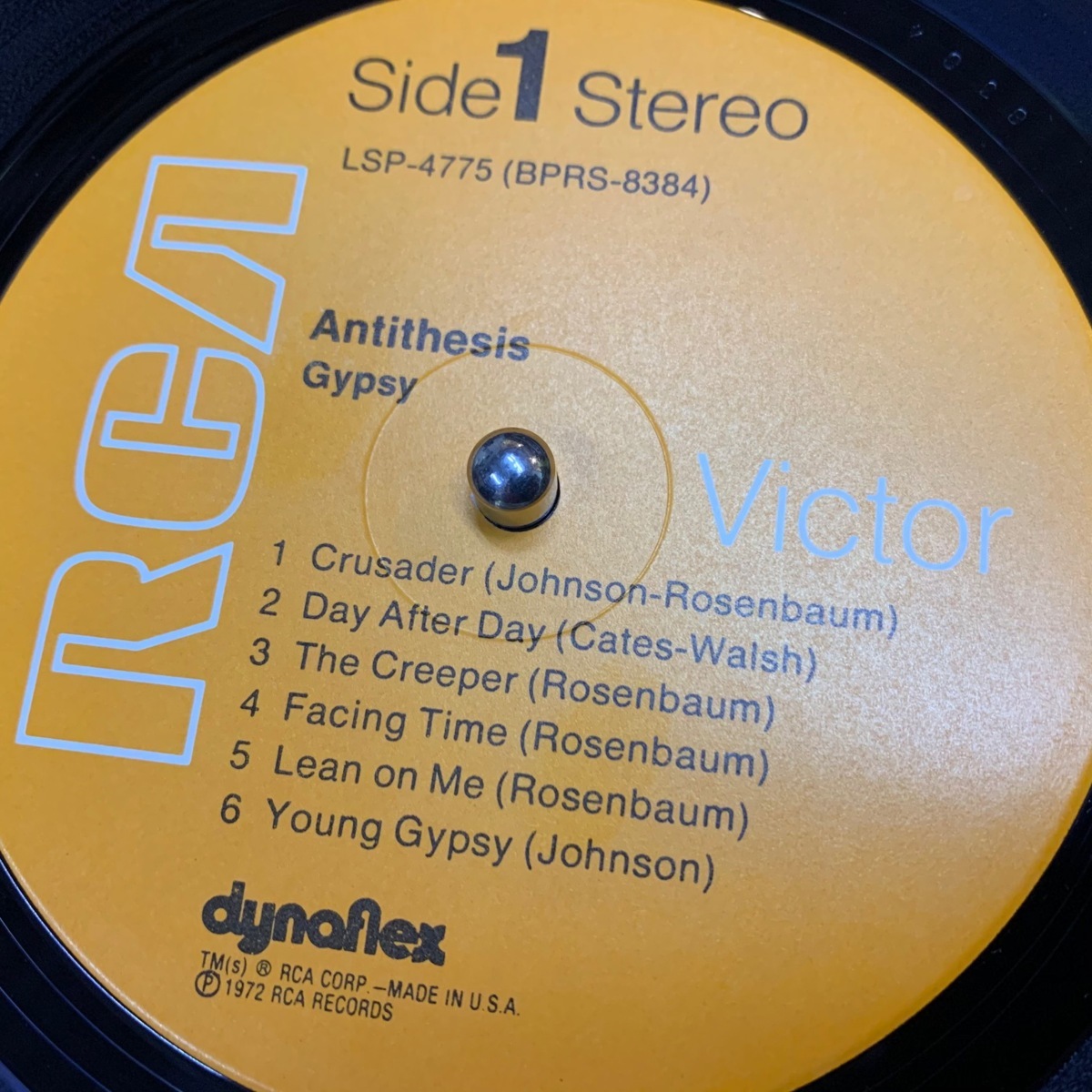 良好 初版Dynaflex 橙ラベ USオリジナル GYPSY Antithesis '72 RCA Victor ジプシー LP プログレ ...