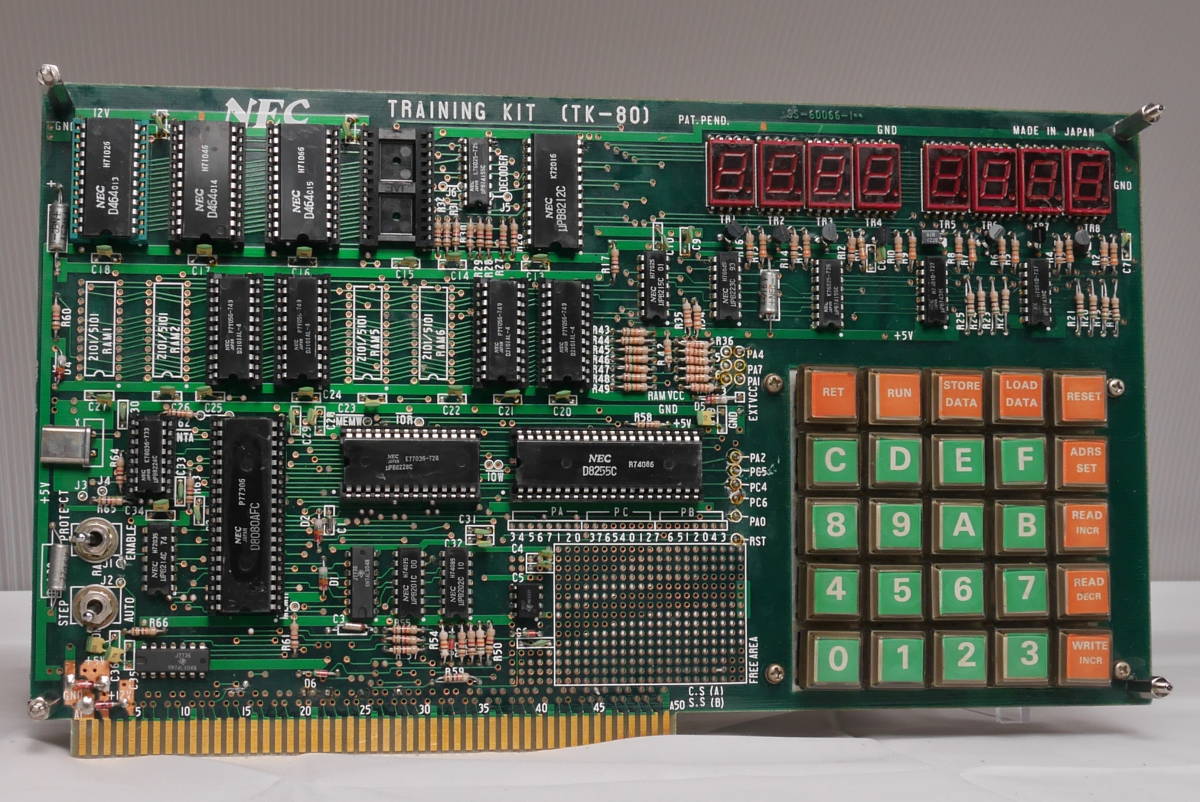 NEC TK-80 TRAINING KIT マイコン基盤(パソコン)｜売買されたオークション情報、yahooの商品情報をアーカイブ公開 ...