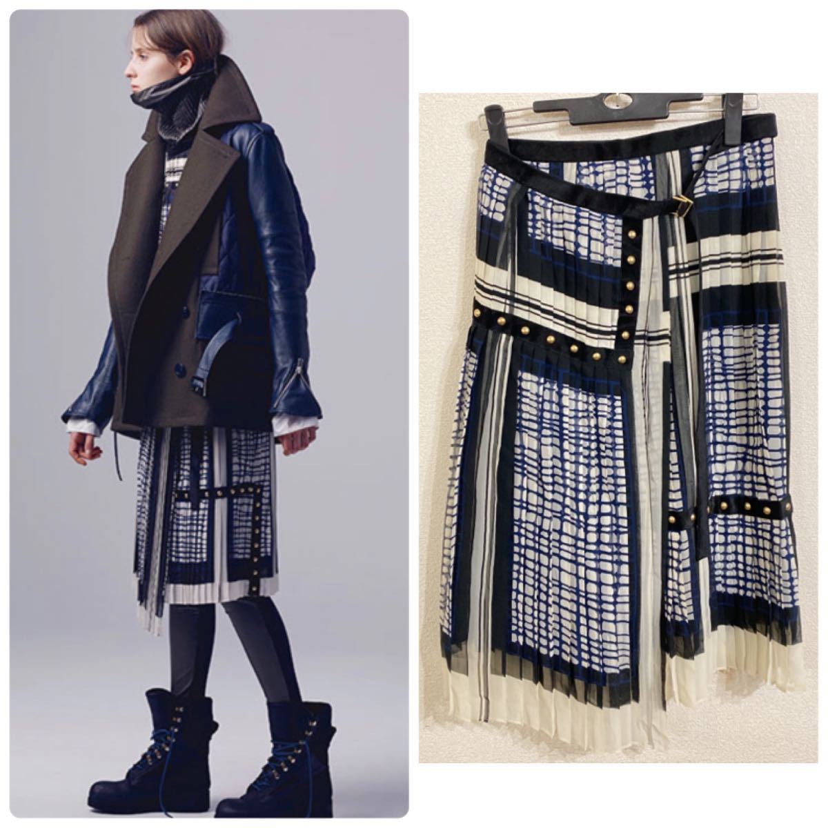 2016年 サカイ スタッズデザイン アシンメトリーロングスカート sacai(女性用)｜売買されたオークション情報、yahooの商品情報をアーカイブ公開 - オークファン（aucfan.com）