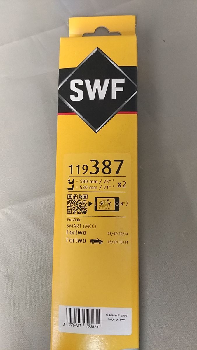 SMART スマート フォーツー 451 2007 2014 右ハンドル 4518200045 ＜F ワイパーブレードセット＞ 580 ...