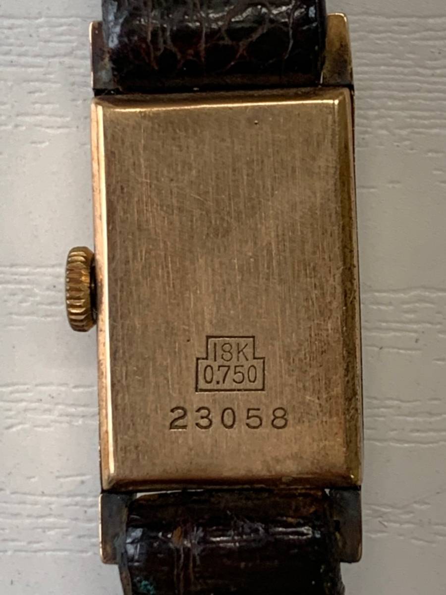 エフェム Effem K18刻印 K18 18金 金時計 手巻き レディース 腕時計 スイス製 23058(アナログ（手巻き）)｜売買された ...