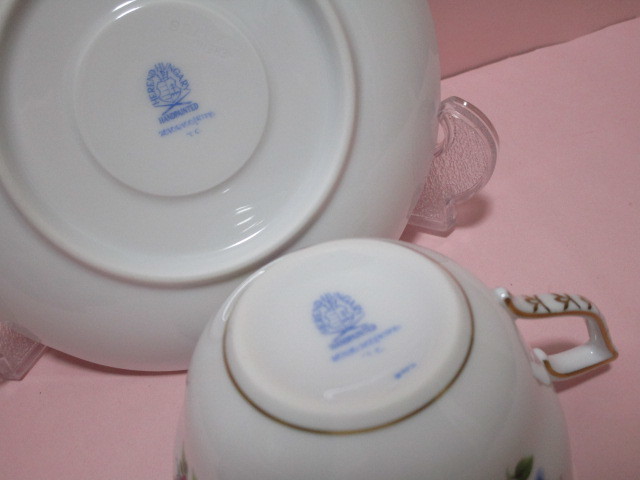 本物 Herend／ヘレンド ローズチューリップ ブルー RTFB カップ＆ソーサー 730(ヘレンド)｜売買されたオークション情報、yahooの商品情報をアーカイブ公開 - オークファン ...