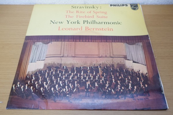 H2-119＜LP/英盤/美盤＞ Stravinsky:The Rite Of Spring / The Firebird Suite New York Philharmonic ...