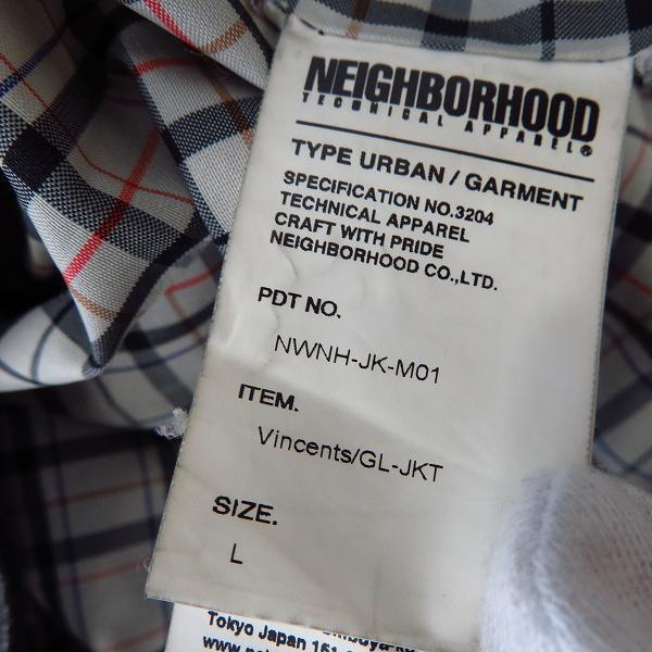 NEIGHBORHOOD/ネイバーフッド Vincents/GL-JKT レザージャケット NWNH-JK-M01 /size：L /080 ...