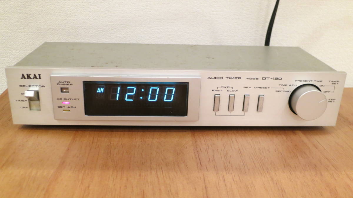 アカイ オーディオタイマー DT－120 AKAI AUDIO TIMER DT-120(オーディオ機器)｜売買されたオークション情報 ...