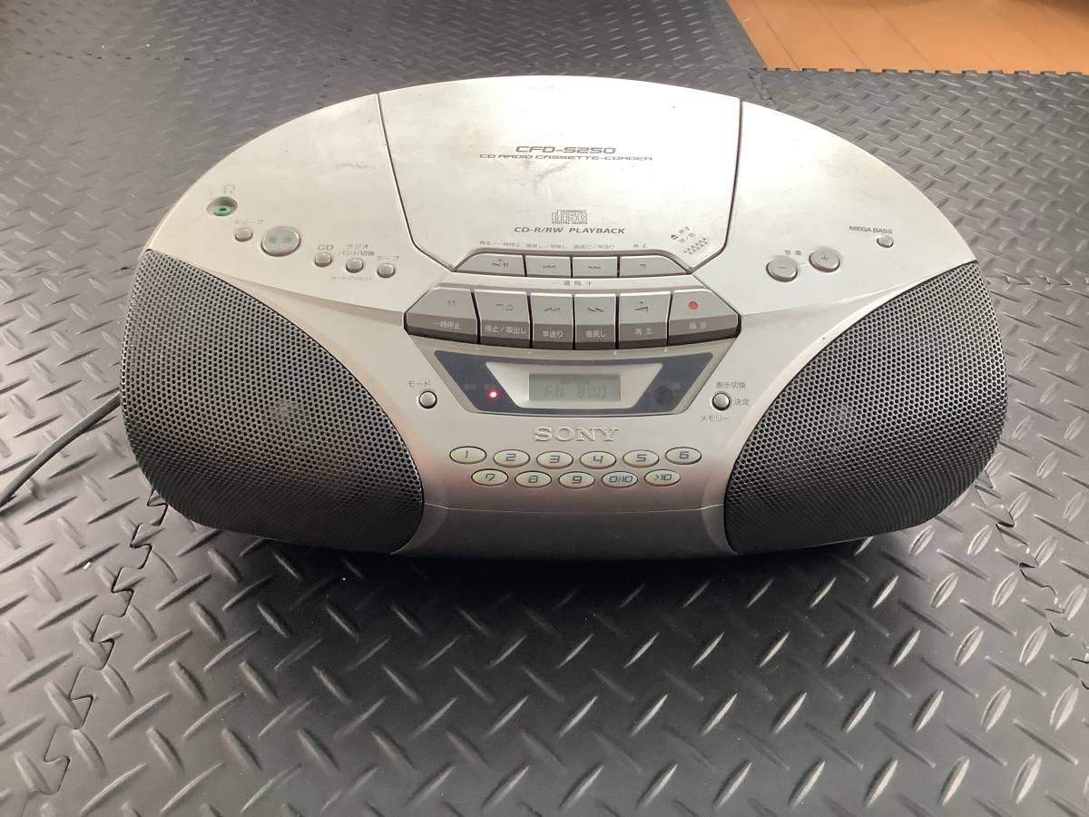 SONY ソニー CFD-S250. FM/AMカセットコーダー ラジカセ 当時物(ラジカセ)｜売買されたオークション情報、yahooの商品 ...