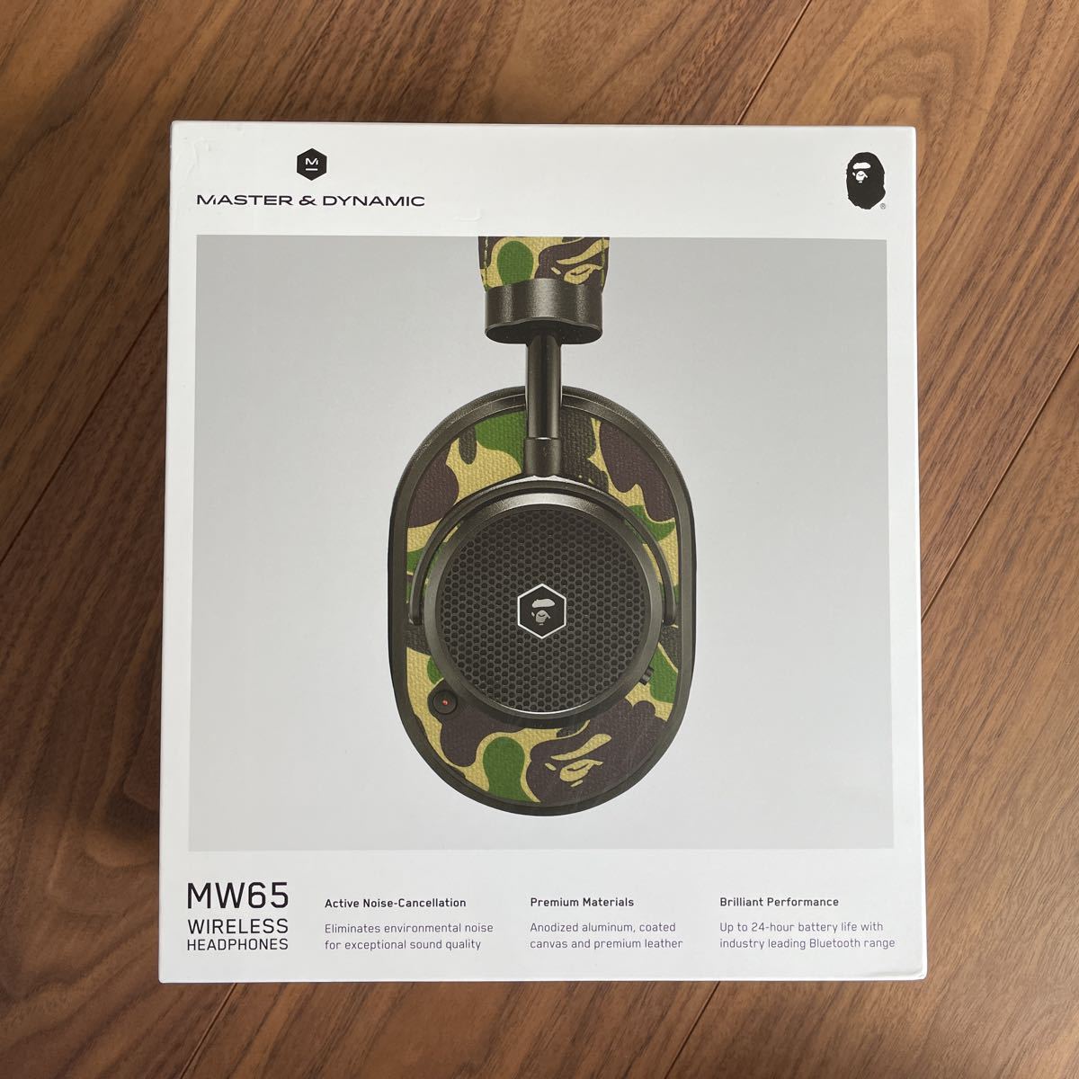 未着用 定価72 600円 2020.7.25購入 A BATHING APE BAPE × MASTER&DYNAMIC ABC CAMO MW65 Bluetooth ヘッドホン レシート ...