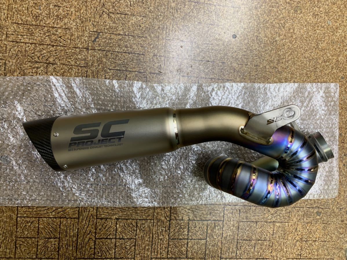 MVアグスタ F3 ブルターレ用 SC-PROJECT SCプロジェクト スリップオン マフラー エキゾースト チタンリンクパイプ(マフラー ...