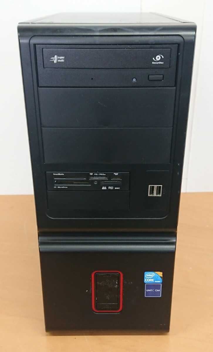 UNITCOM ユニットコム デスクトップPC CORE i7 HDD無 通電可 ジャンク品 107H(その他)｜売買されたオークション情報、yahooの商品情報をアーカイブ公開 ...