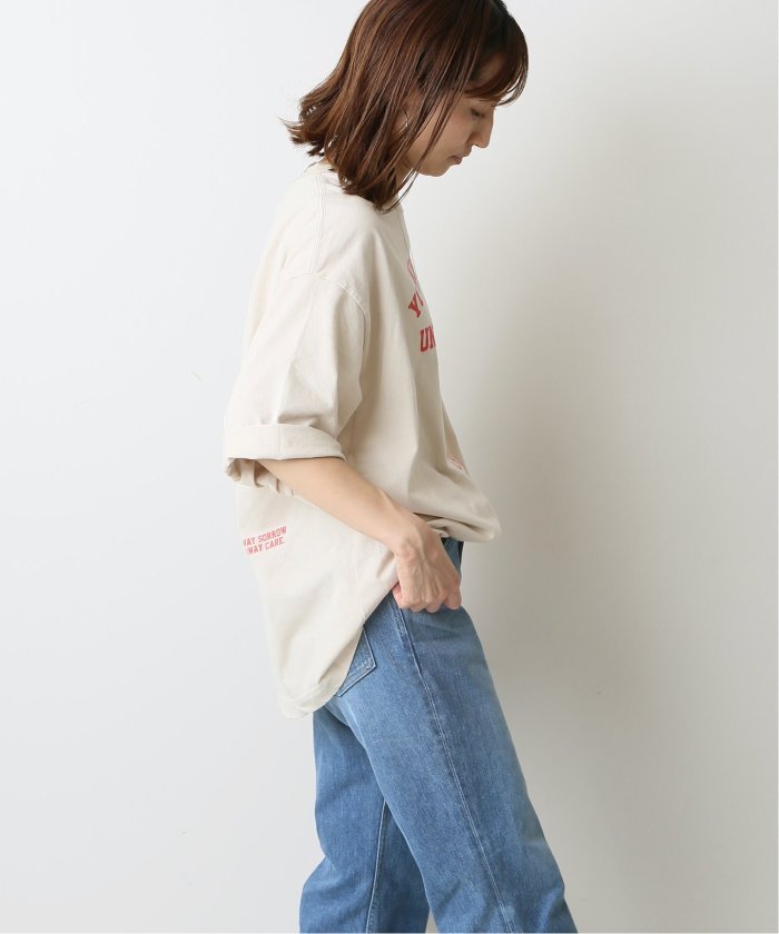 今季 1.2万 FRAMeWORK フロントロゴハーフスリーブTシャツ ベージュ 春夏カットソーフレームワークSpick & Spanスピック＆スパン2021SS(フレームワーク)｜売買された ...