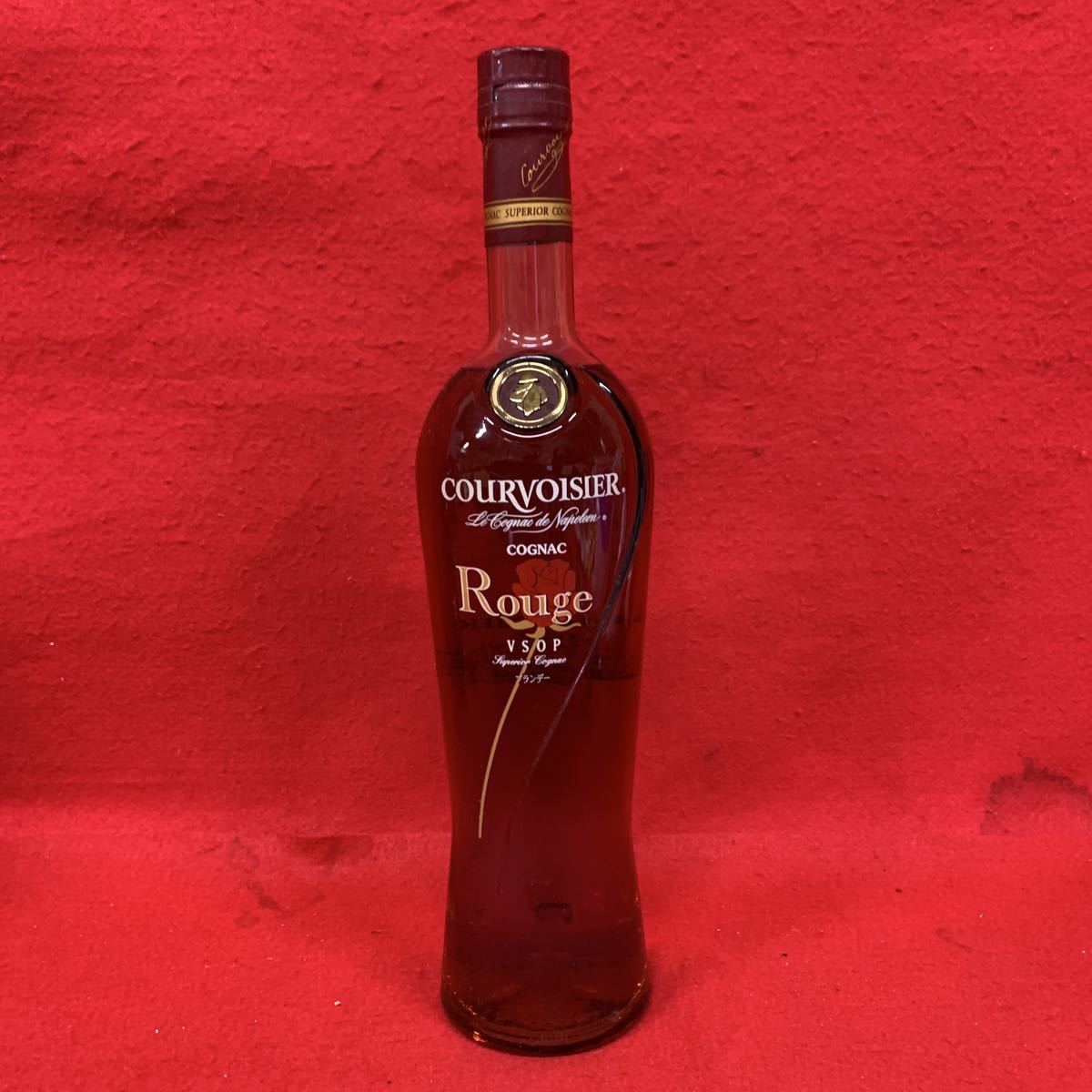 1円~ 未開栓 COURVOISIER V.S.O.P Rouge Superior Cognac クルボアジェ ルージュ700ml 40度 ...
