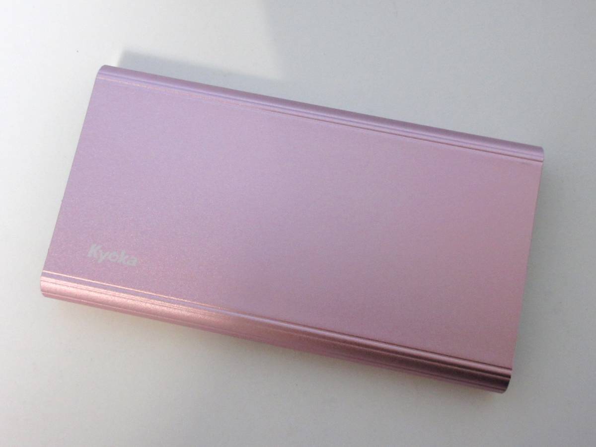 Kyoka モバイルバッテリー METAL C158 ピンク 15000mAh 北2648(その他)｜売買されたオークション情報、yahooの ...