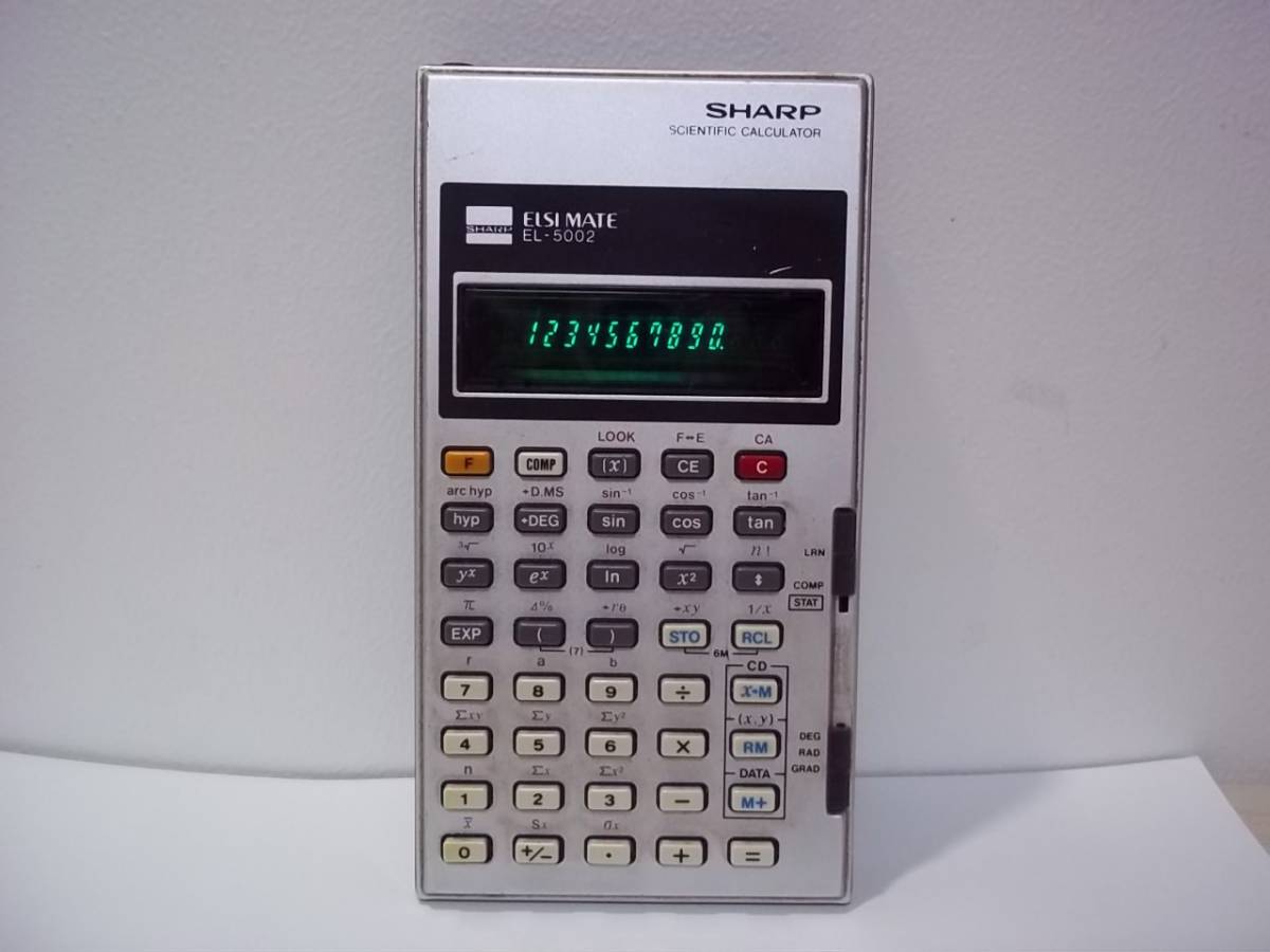 SHARP/シャープ/EL-5002/ELSI MATE/プログラム関数電卓/(シャープ)｜売買されたオークション情報、yahooの商品情報をアーカイブ公開 - オークファン（aucfan.com）