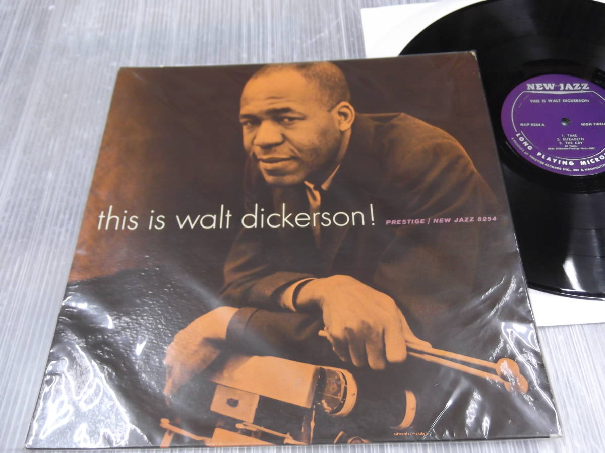 Walt Dickerson /This Is Walt Dickerson / New Jazz NJLP8254 RVG DG 米国盤 ...
