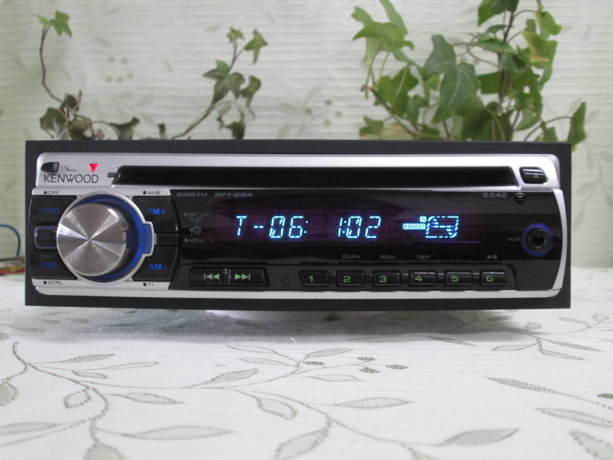 フロントAUX＞＞ KENWOOD CDデッキ 整備済/保証 E242＜＜MP3/WMA ダイハツ/トヨタ電源 N3040(ケンウッド)｜売買 ...