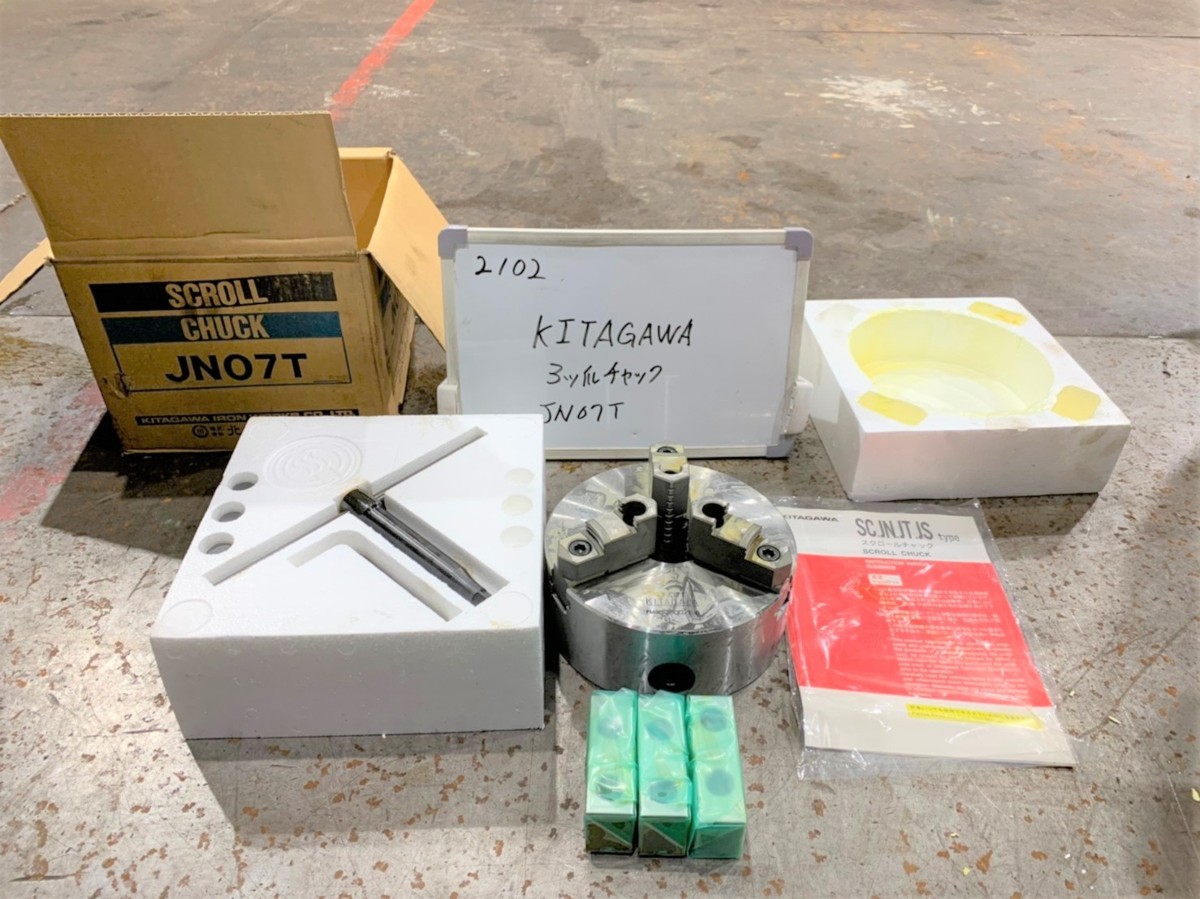 2102 KITAGAWA 3つ爪 チャック JN07T 旋盤 スクロールチャック 旋盤チャック(旋盤用チャック、生爪)｜売買されたオークション情報、yahooの商品情報をアーカイブ公開 ...