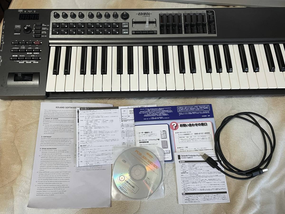 EDIROL PCR－800 61鍵 MIDI キーボード(MIDIキーボード、コントローラー)｜売買されたオークション情報、yahooの商品 ...