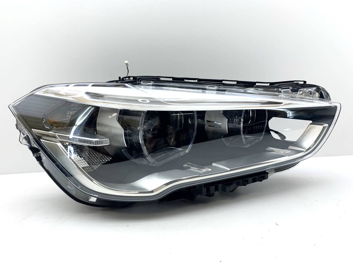 X1 F48 前期 / LED BMW 純正 右 ヘッドライト 63.11-7472222-02 63117436464 ランプ 3593 ...