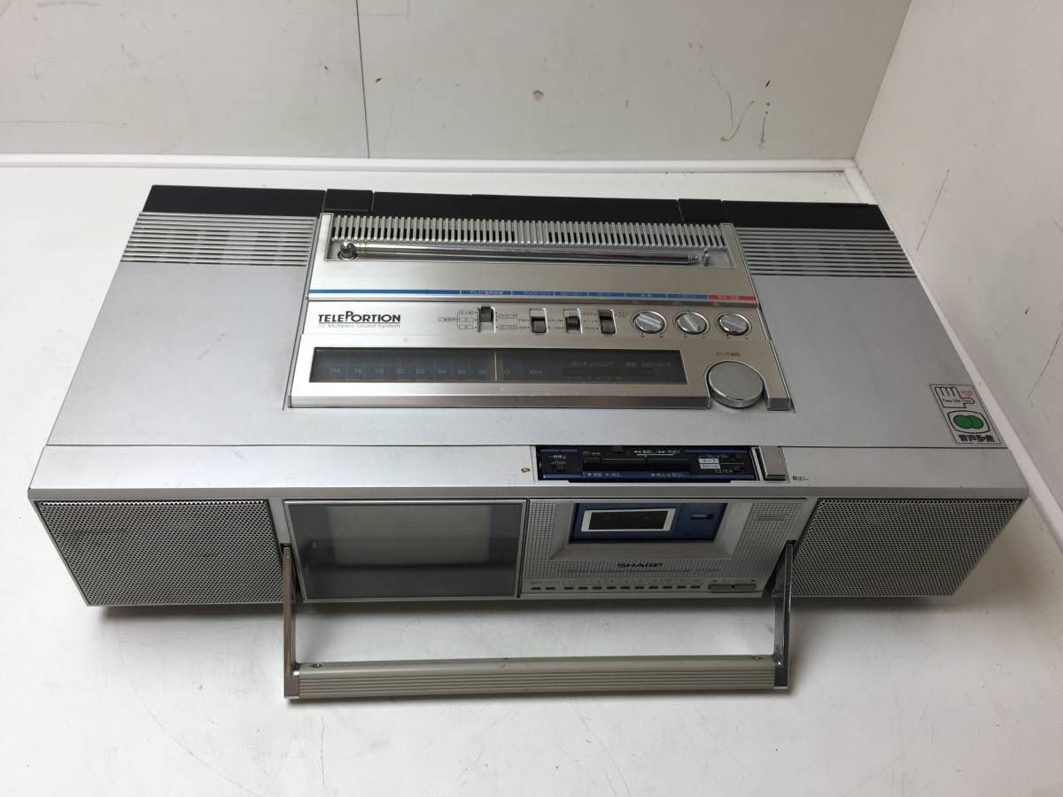 SHARP CT-5001 AN-103MC ラジオ カセット カラーテレビジョン受信機 ラテカセ 当時物 /現状品/通電確認OK/ラジオの受信確認OK(ラジカセ)｜売買されたオークション情報 ...