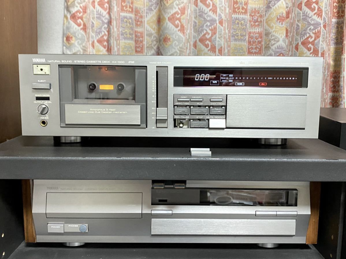 YAMAHA KX-1000 カセットデッキ ② ジャンクです｜カセットデッキ