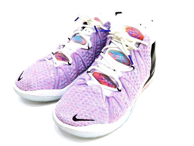 153s NIKE ナイキ レブロン18 バスケットボールシューズ スニーカー CQ9283-900 サイズ：US10.5/28.5cm 箱無 ...