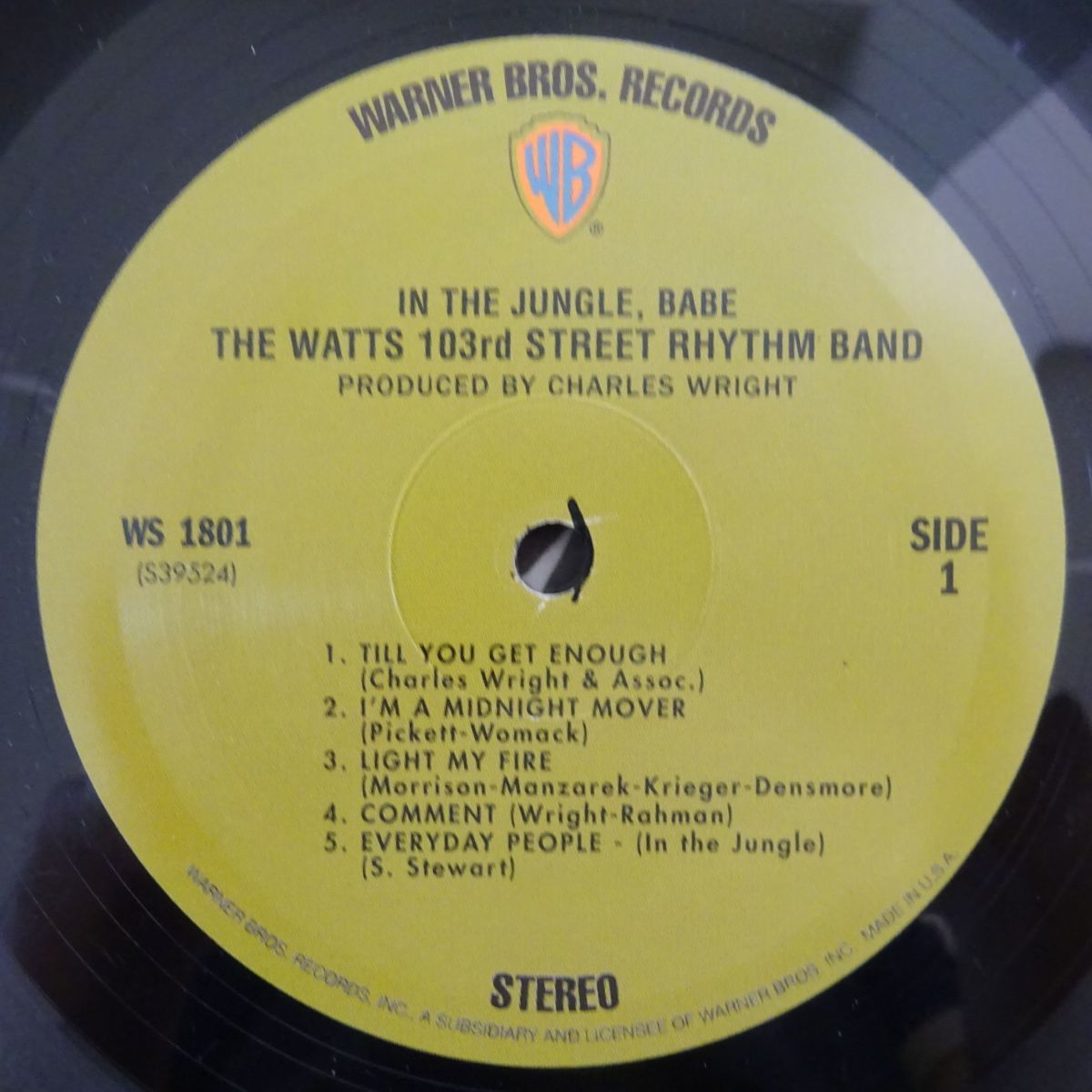 18014401; US盤/LP The Watts 103rd Street Rhythm Band / In The Jungle ...