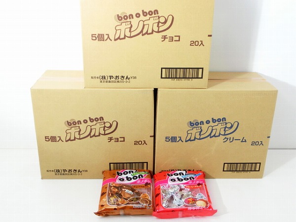 BR005 やおきん/ボノボン/チョコ・クリーム 5個入/計3箱 60点