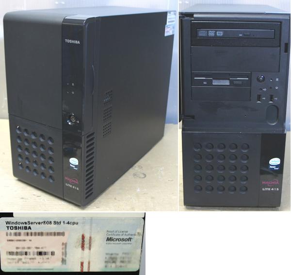 4コア Xeon 東芝 Magnia LiTE 41S X3320/4G/250G 2/Win2008(サーバー本体)｜売買されたオークション ...