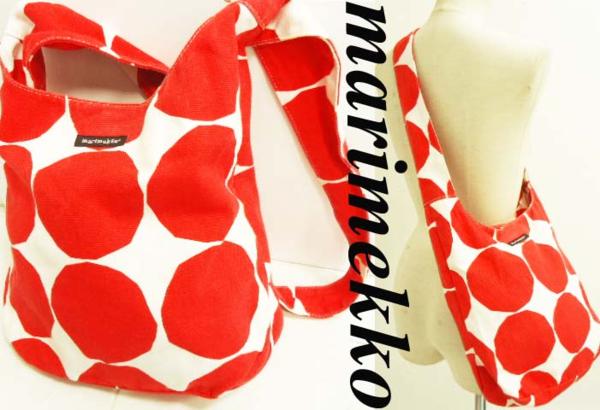 本物 marimekko マリメッコ ドット柄 ショルダーバック(ショルダー)｜売買されたオークション情報、yahooの商品情報をアーカイブ公開 - オークファン（aucfan.com）