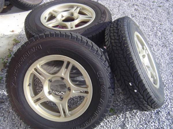 ジムニー アルミ＆ジオランダーi/T-S 5本セット スタッドレス(スタッドレスタイヤ)｜売買されたオークション情報、yahooの商品情報を ...