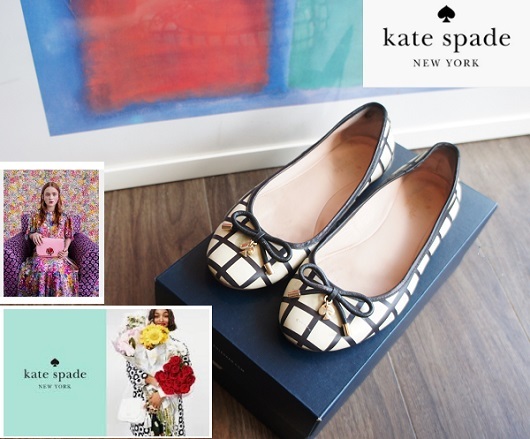 Katespade NEWYORKケイトスペード/フラット総柄シューズ/23(その他)｜売買されたオークション情報、yahooの商品情報を ...